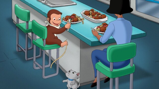 Watch Curious George George's High-Tech Sleep Over; The Ring's the ...