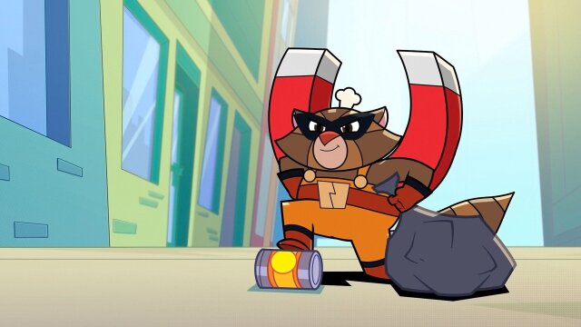 Watch Powerbirds Asher Goes Bananas; Scrapper's Magnet Mayhem S1 E13 ...