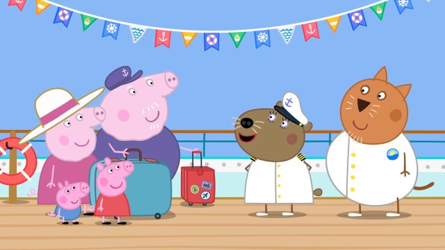 Watch Peppa Pig Cruise Ship Holiday; Holiday on the Sea; Tropical Day ...