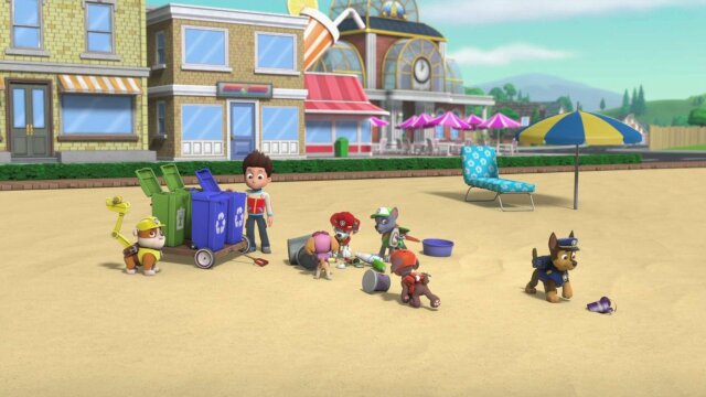 Watch PAW Patrol Pups Save a Trash-Dinger; Pups Save the Royal Armor S7 ...