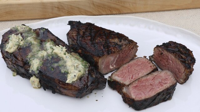 Watch Symon's Dinners Cooking Out Steak and Bourbon on the Rocks S4 E9 ...