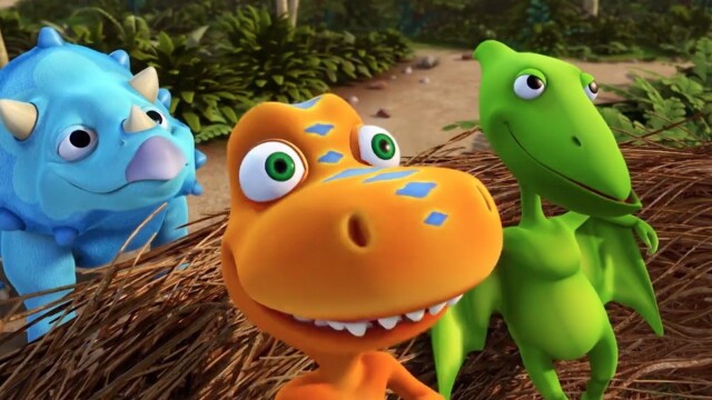 Watch Dinosaur Train Gilbert the Conductor; A Clubhouse of Their Own S5 ...