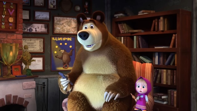 Watch Masha And The Bear Shorties Scary Movie S1 E17 Tv Shows Directv