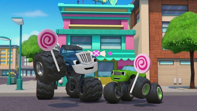 Watch Blaze And The Monster Machines The Treat Thief S5 E19 Directv
